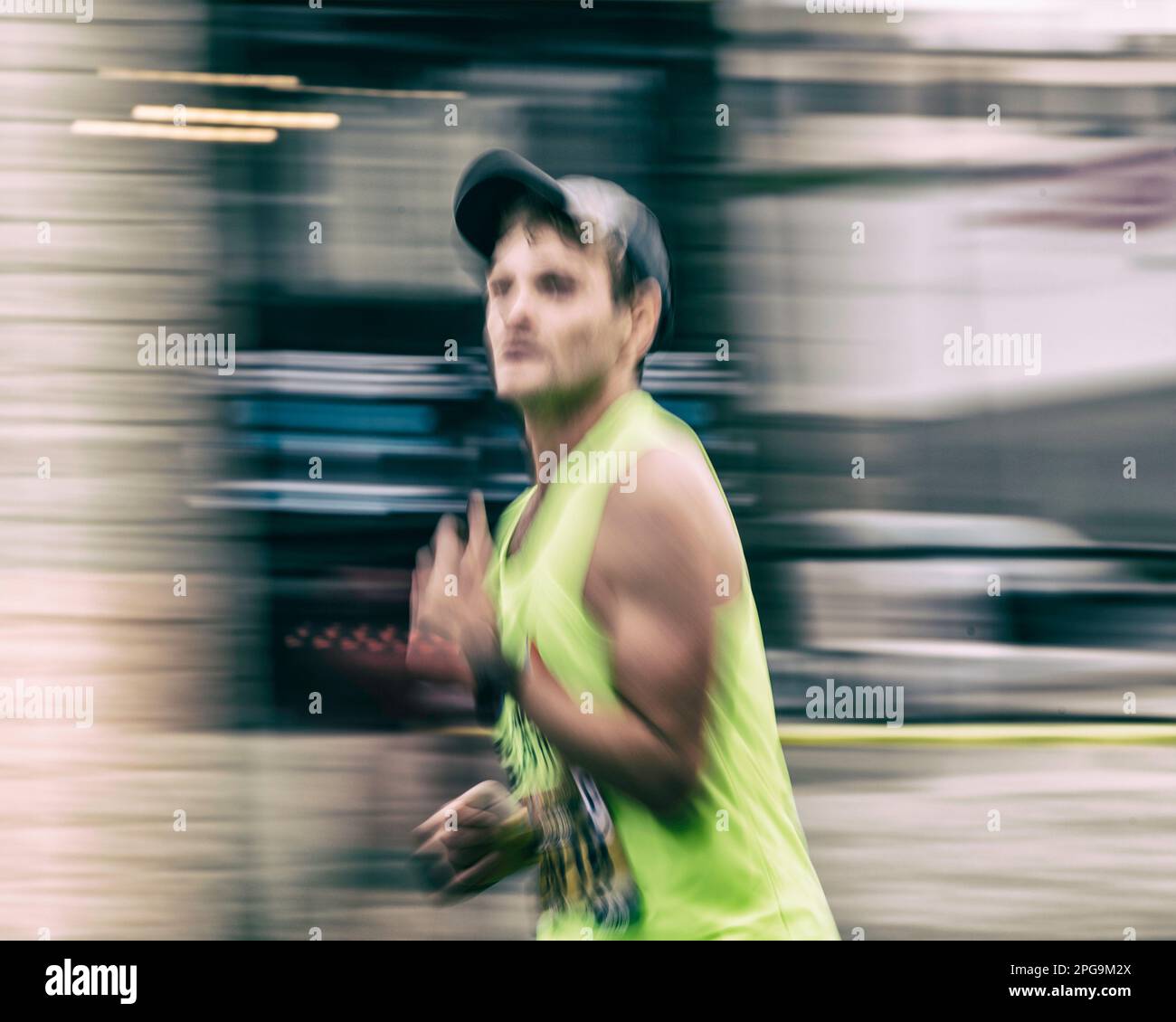 March 19, 2023, Los Angeles, CA, USA: Runners participate in the 38th ...