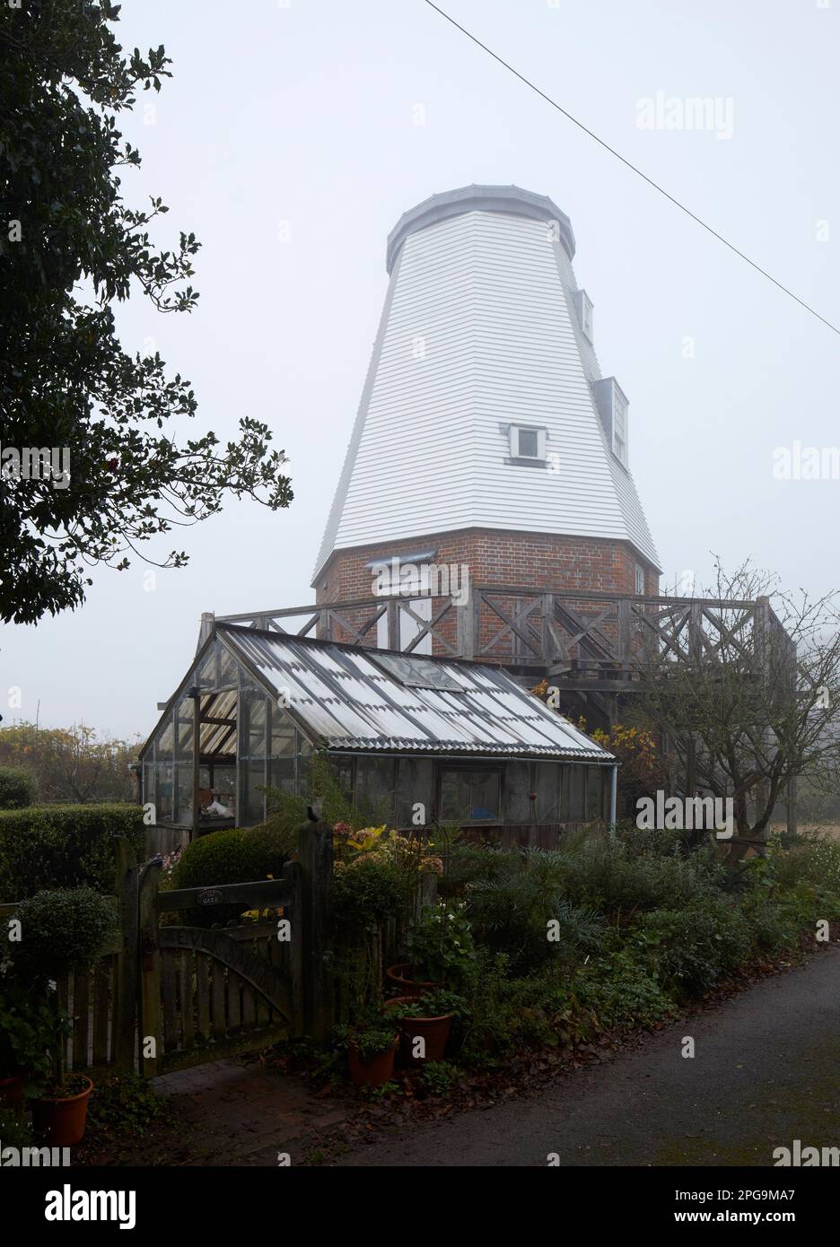 Converted windmill. Traditional Homes, Rural setting, United Kingdom ...