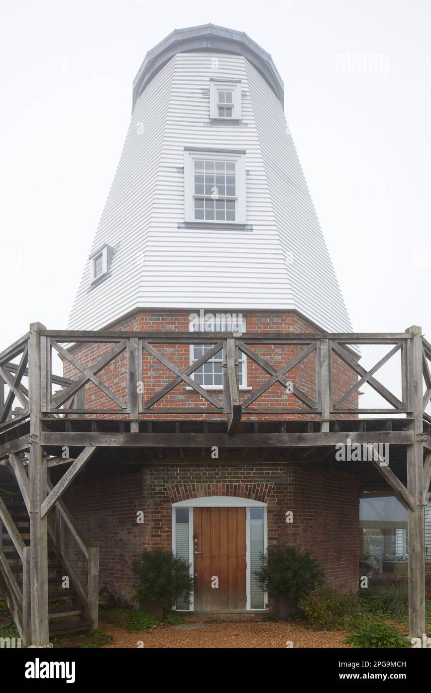 Converted windmill. Traditional Homes, Rural setting, United Kingdom ...