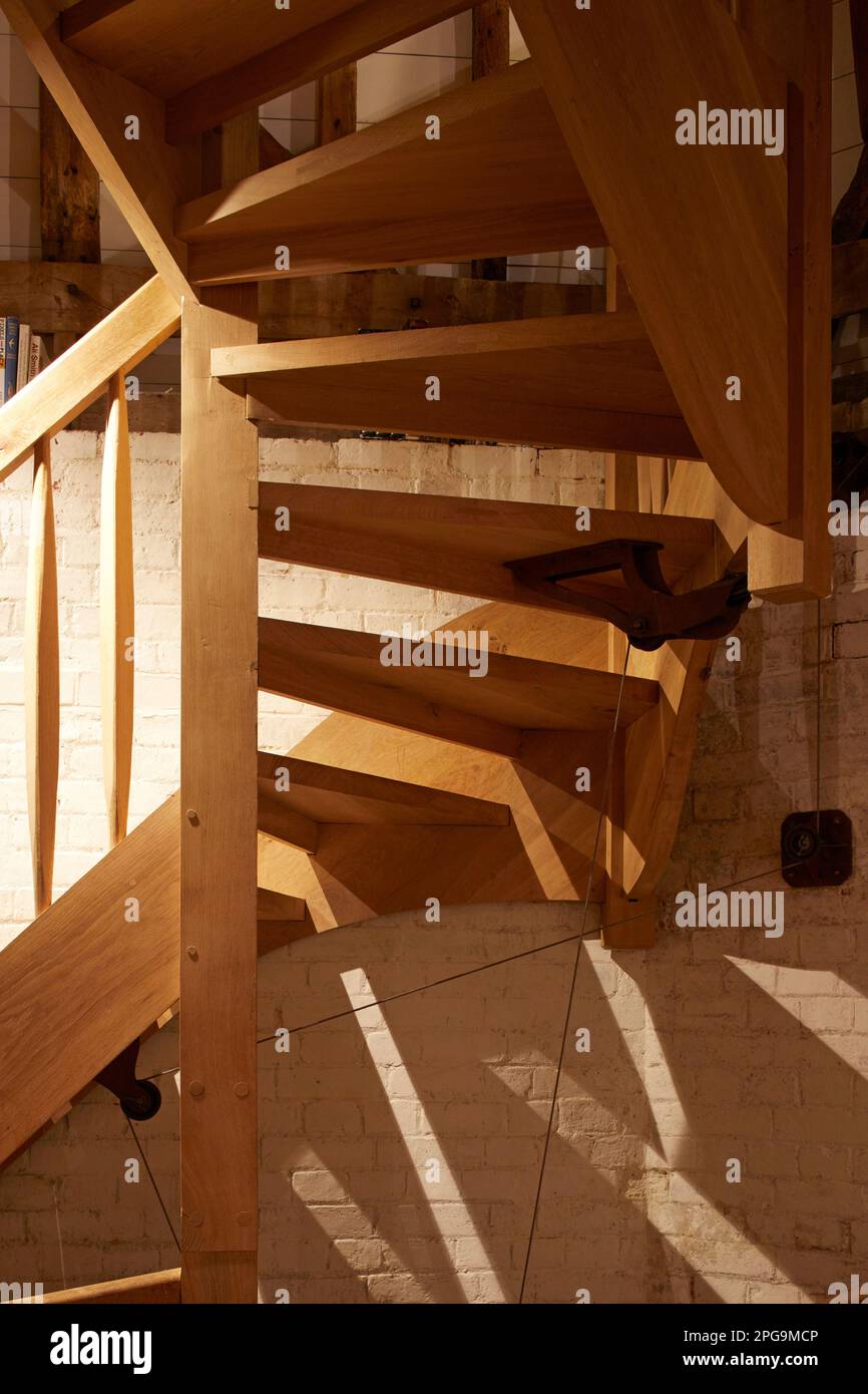 Converted windmill. Traditional Homes, Rural setting, United Kingdom ...