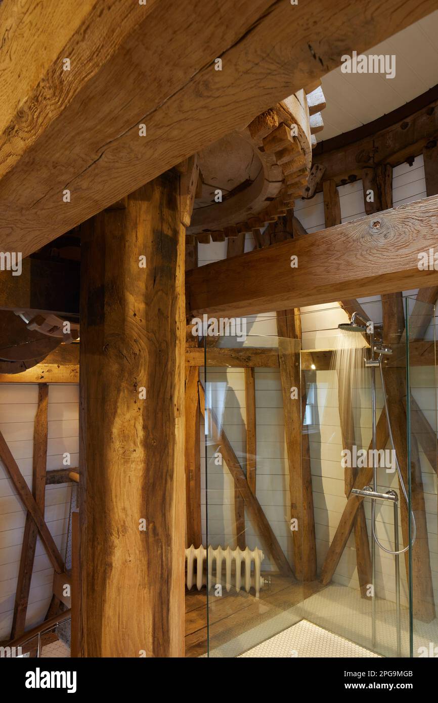 Converted windmill. Traditional Homes, Rural setting, United Kingdom ...