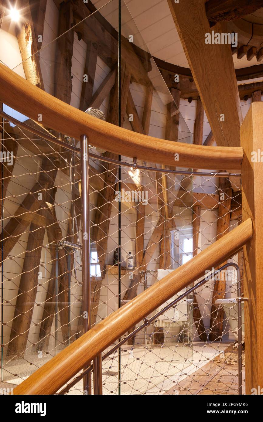 Converted windmill. Traditional Homes, Rural setting, United Kingdom ...