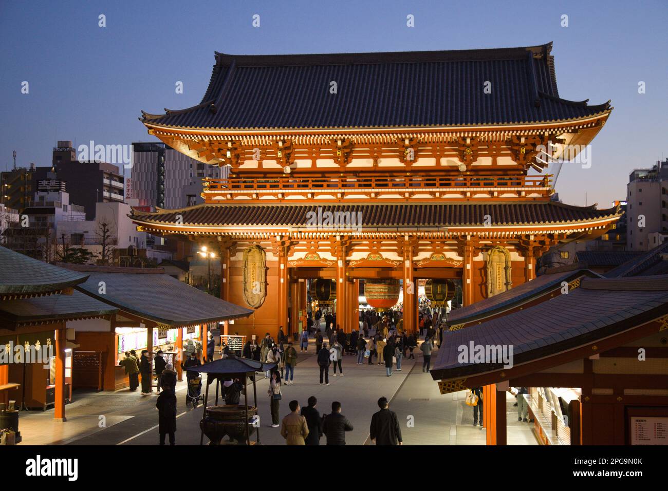 Japan, Tokyo, Asakusa, Sensoji Temple, Hozomon Gate Stock Photo - Alamy