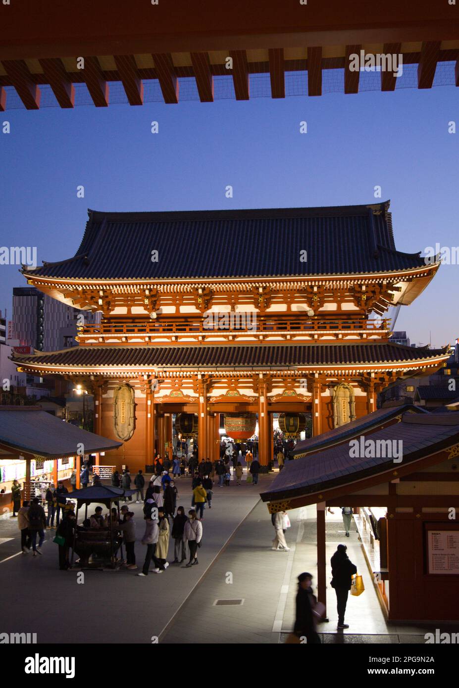 Japan, Tokyo, Asakusa, Sensoji Temple, Hozomon Gate Stock Photo - Alamy