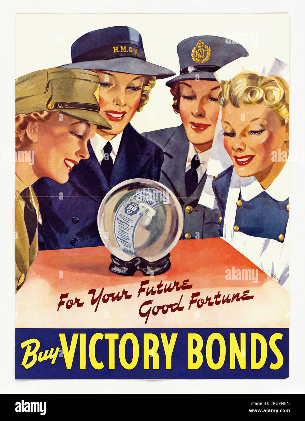 For Your Future Good Fortune - Buy Victory Bonds. Artist: J. S. Hallam ...