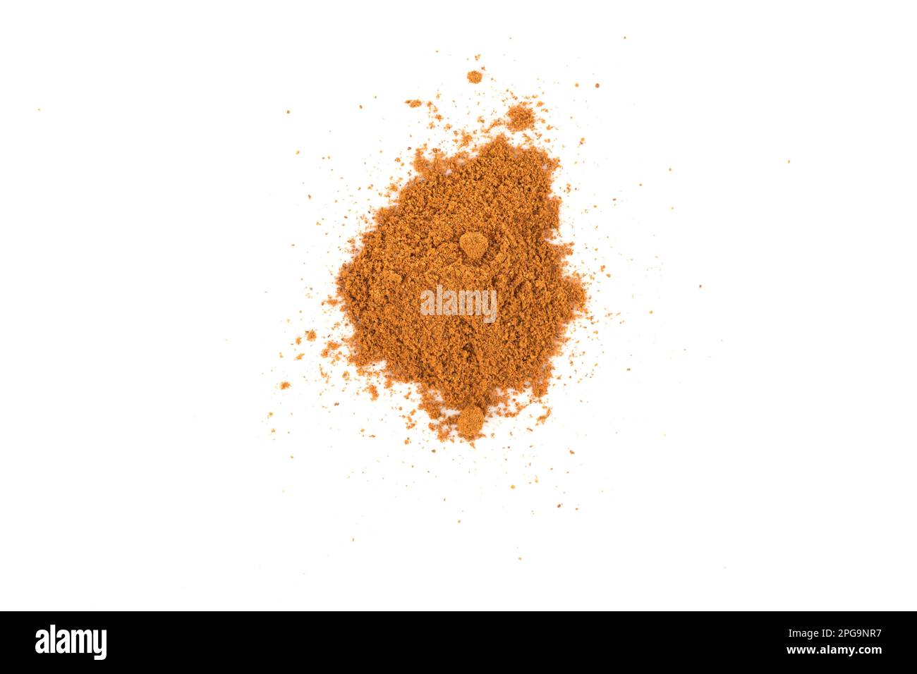 cinnamon powder isolated on a white background Stock Photo - Alamy