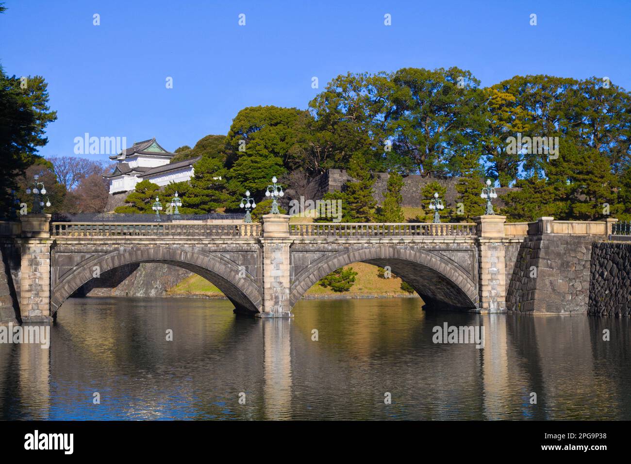 Japan, Tokyo, Imperial Palace, Nijubashi Bridge Stock Photo - Alamy