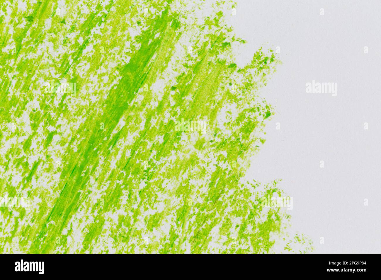 Green color crayon hand drawing texture for background Stock Photo - Alamy