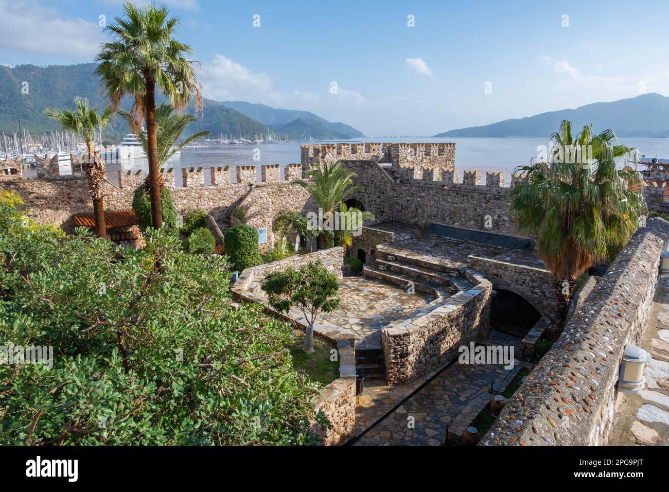 Marmaris Castle Is A Historical Fortress Located In The Coastal City Of Marmaris Castle Is A Historical Fortress Located In The Coastal City Of