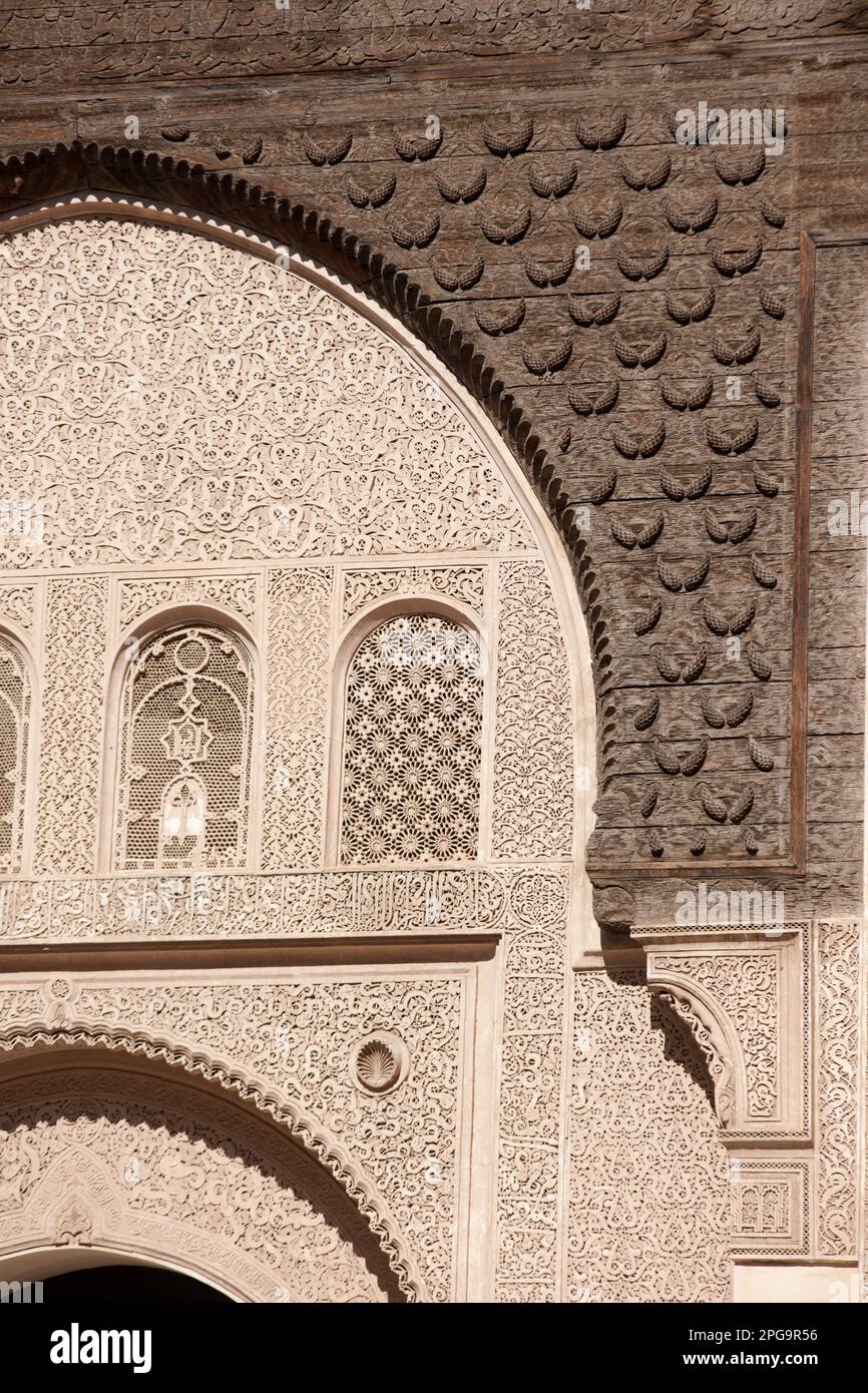 madrasa ben youssef, medina di marrakech, marocco, magreb, nord africa ...
