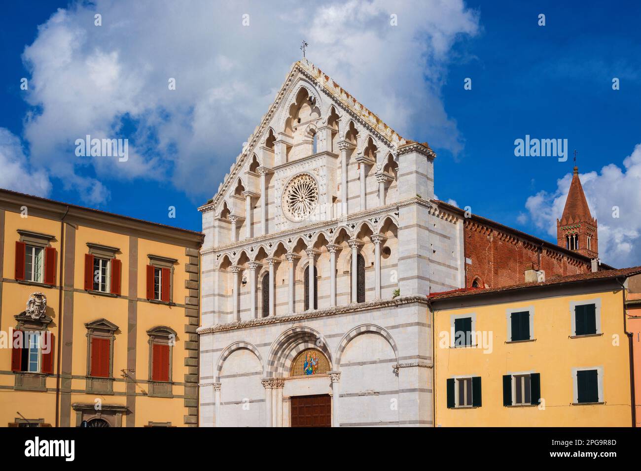 St Catherine of Alexandria gothic church in Pisa historical center ...