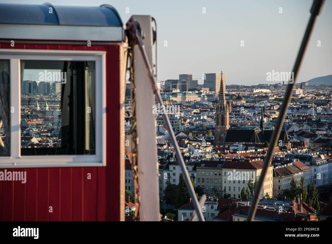 Vienna night aerial hi-res stock photography and images - Alamy