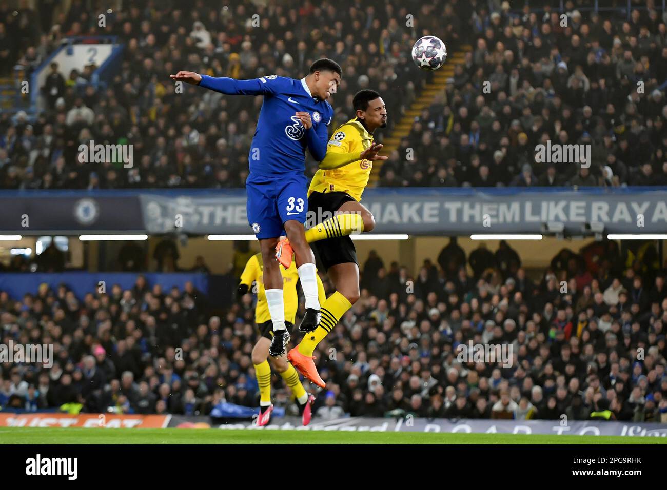 Wesley Fofana Of Chelsea And Sebastien Haller Of Borussia Dortmund Chelsea V Borussia Dortmund