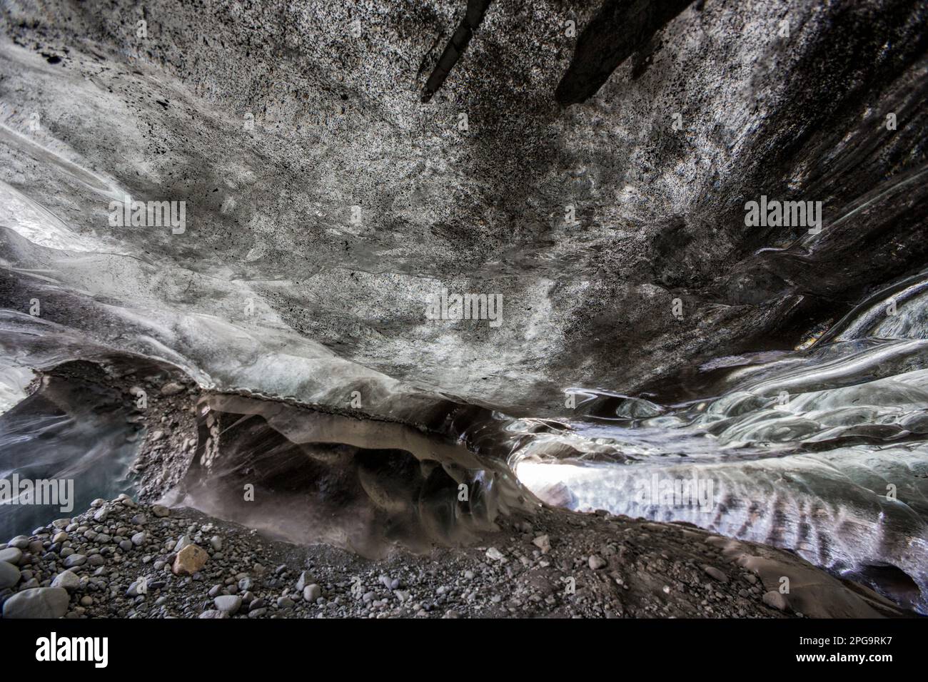 Iceland, ice cave, winter in Iceland, Crystal ice cave Stock Photo - Alamy