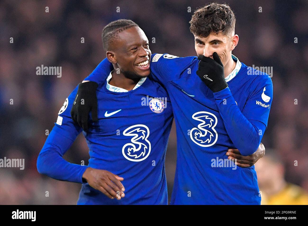Denis Zakaria Of Chelsea And Kai Havertz Of Chelsea At Full Time Chelsea V Borussia Dortmund