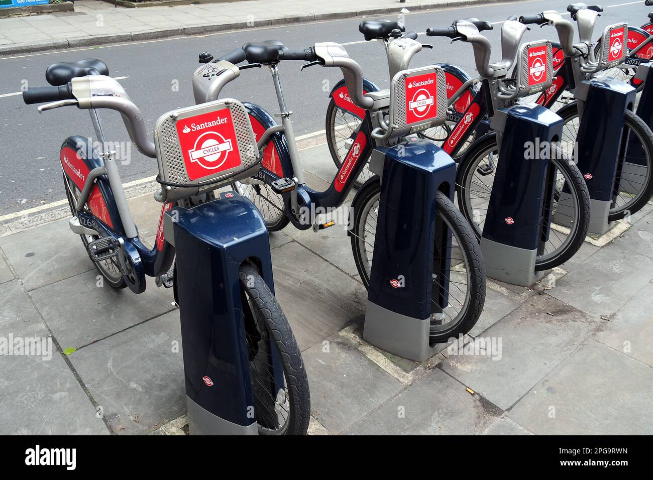 bikes sharing rental, London, England, United Kingdom, Europe Stock ...