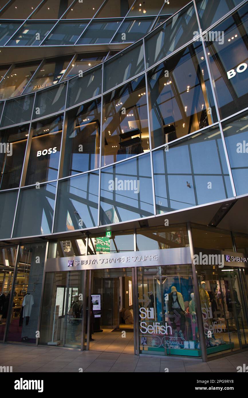 Japan, Tokyo, Shibuya Scramble Square Stock Photo - Alamy