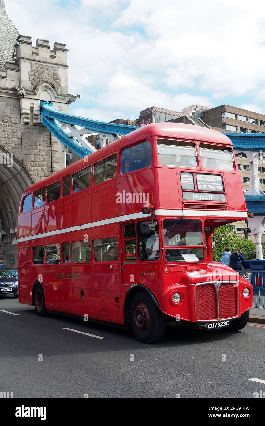 Double-decker bus, London, England, United Kingdom, Europe Stock Photo ...