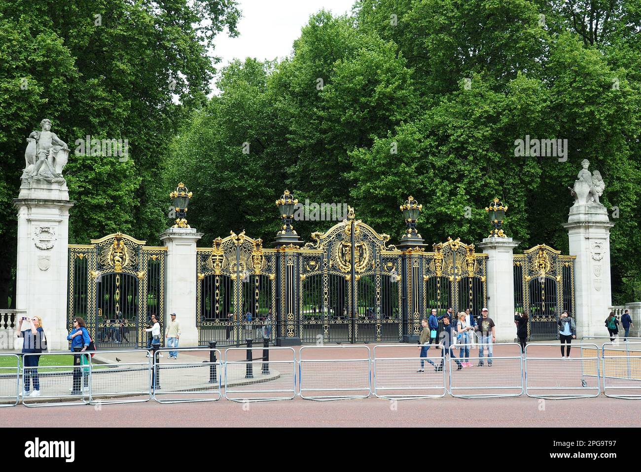 Canada Gate, Green Park, London, England, United Kingdom, Europe Stock ...