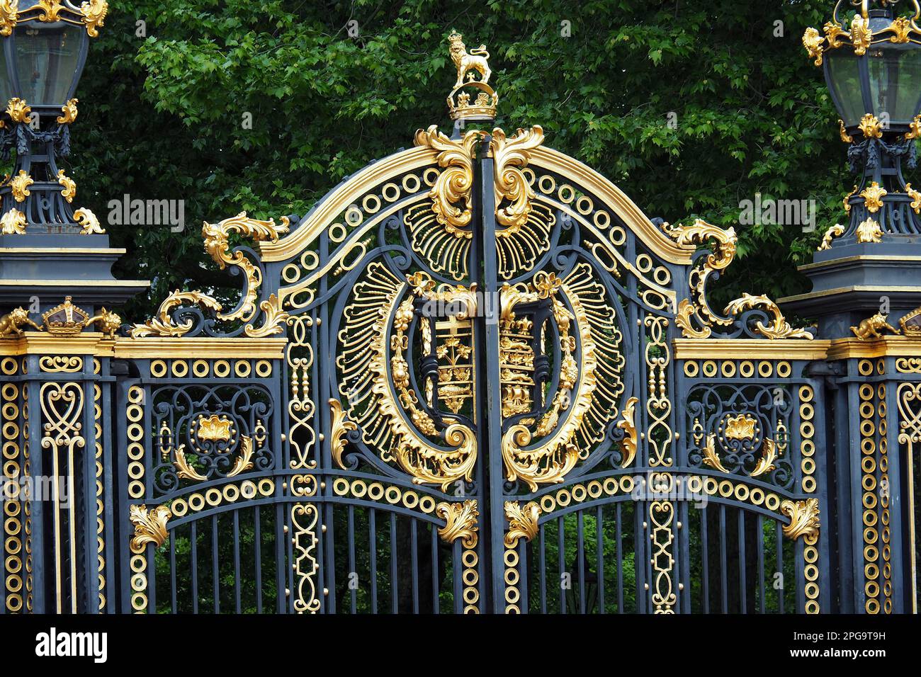 Canada Gate, Green Park, London, England, United Kingdom, Europe Stock ...