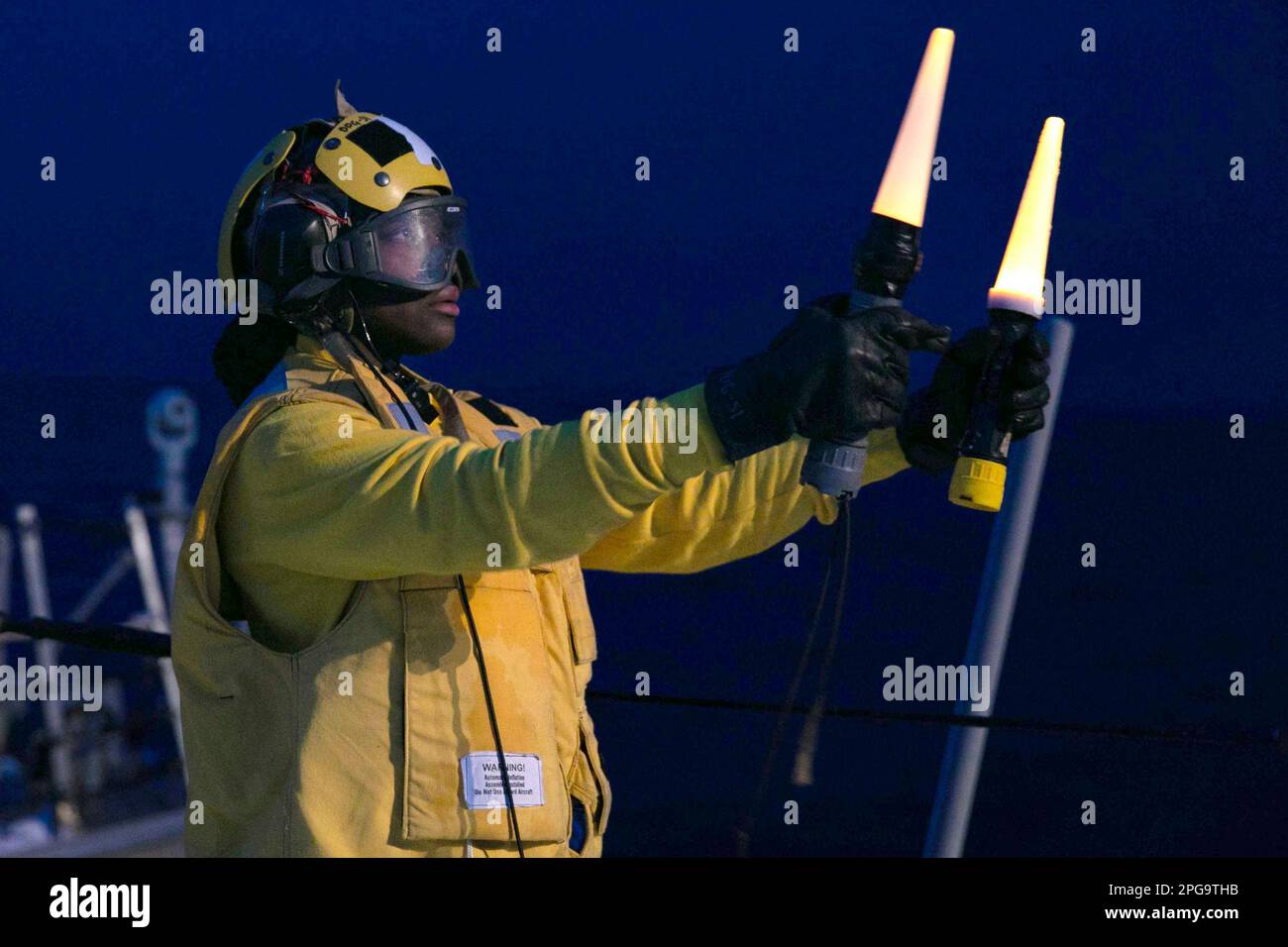North Sea. 13th Mar, 2023. Boatswains Mate Seaman Danielle Dixon ...