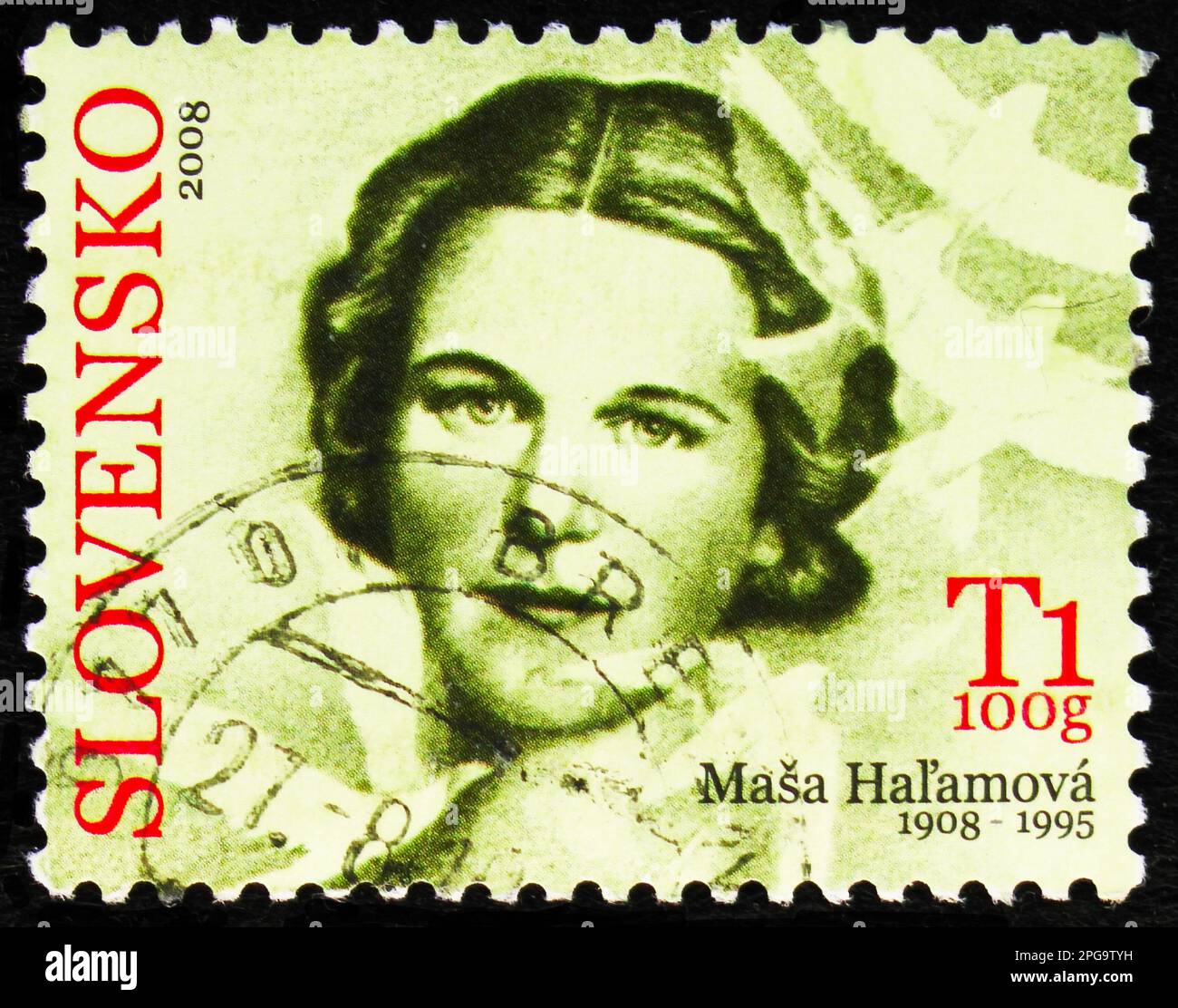 MOSCOW, RUSSIA - MARCH 16, 2023: Postage stamp printed in Slovakia ...