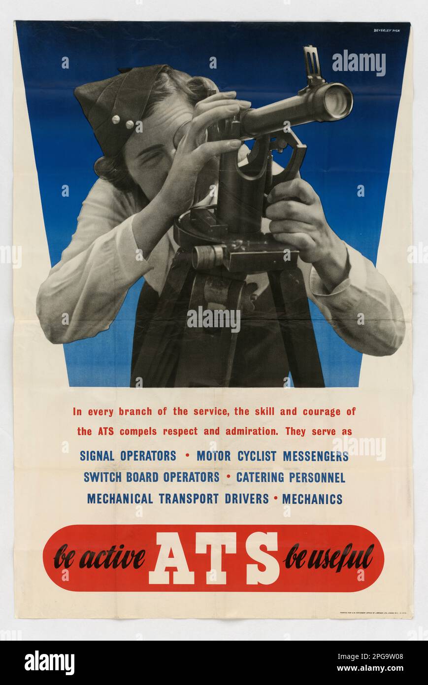 ATS - Be Active - Be Useful. Country: England Artist: Beverly Pick ...