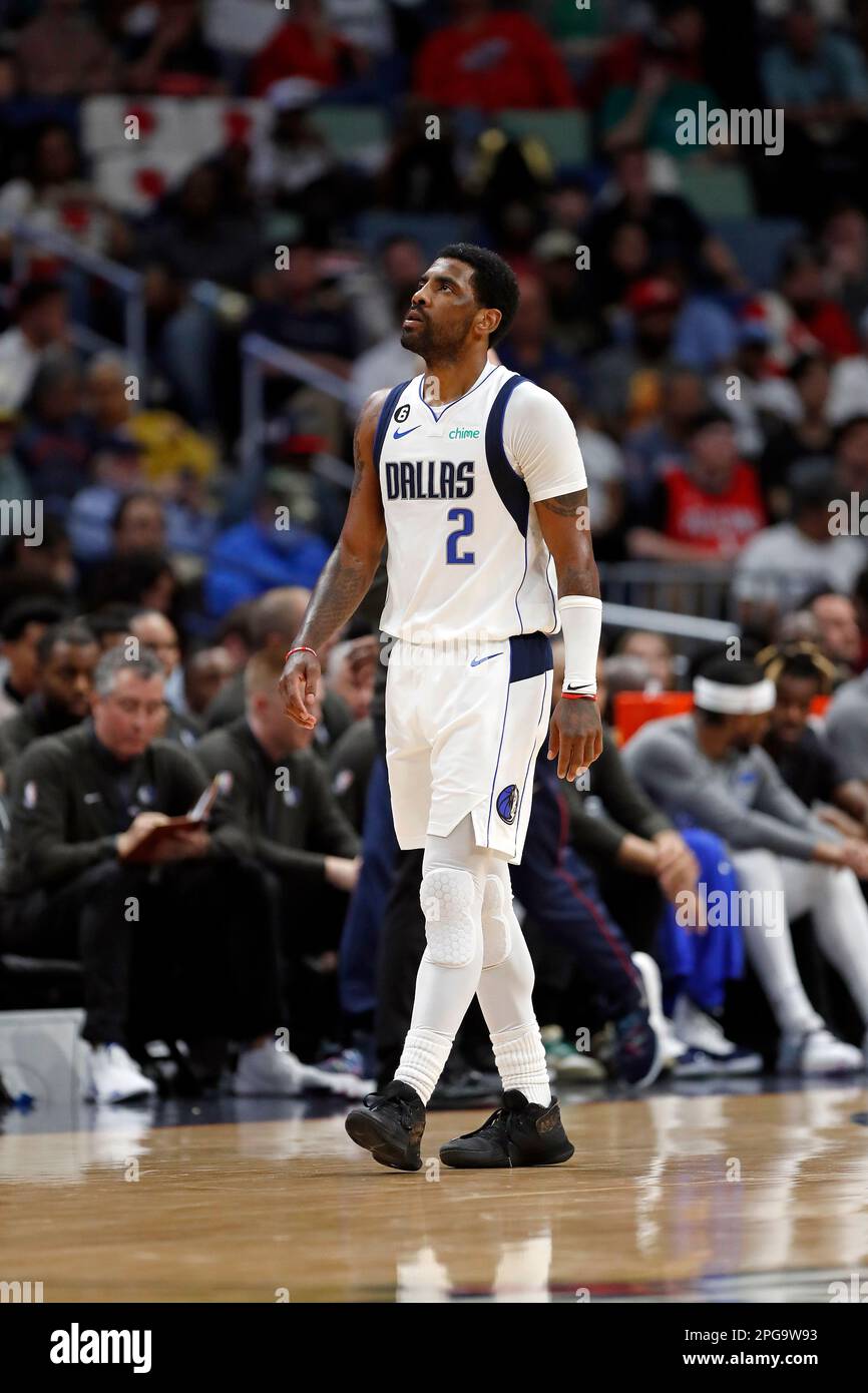 Dallas Mavericks guard Kyrie Irving (2) in the second half of an NBA ...
