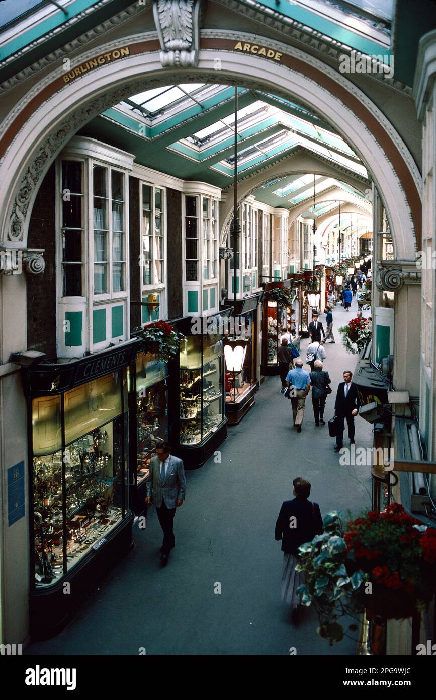 Burlington Arcade, London, England Stock Photo - Alamy