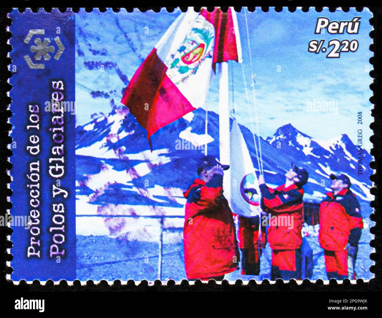 MOSCOW, RUSSIA - MARCH 16, 2023: Postage stamp printed in Peru shows ...