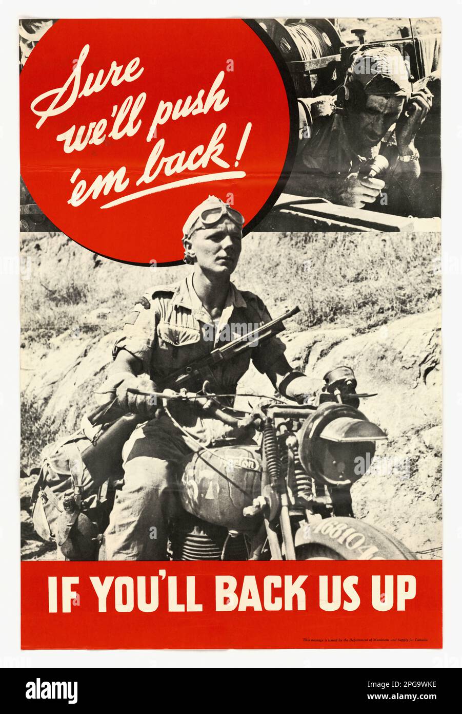 Sure We'll Push 'Em Back! If You'll Back Us Up. Contributor: Department ...