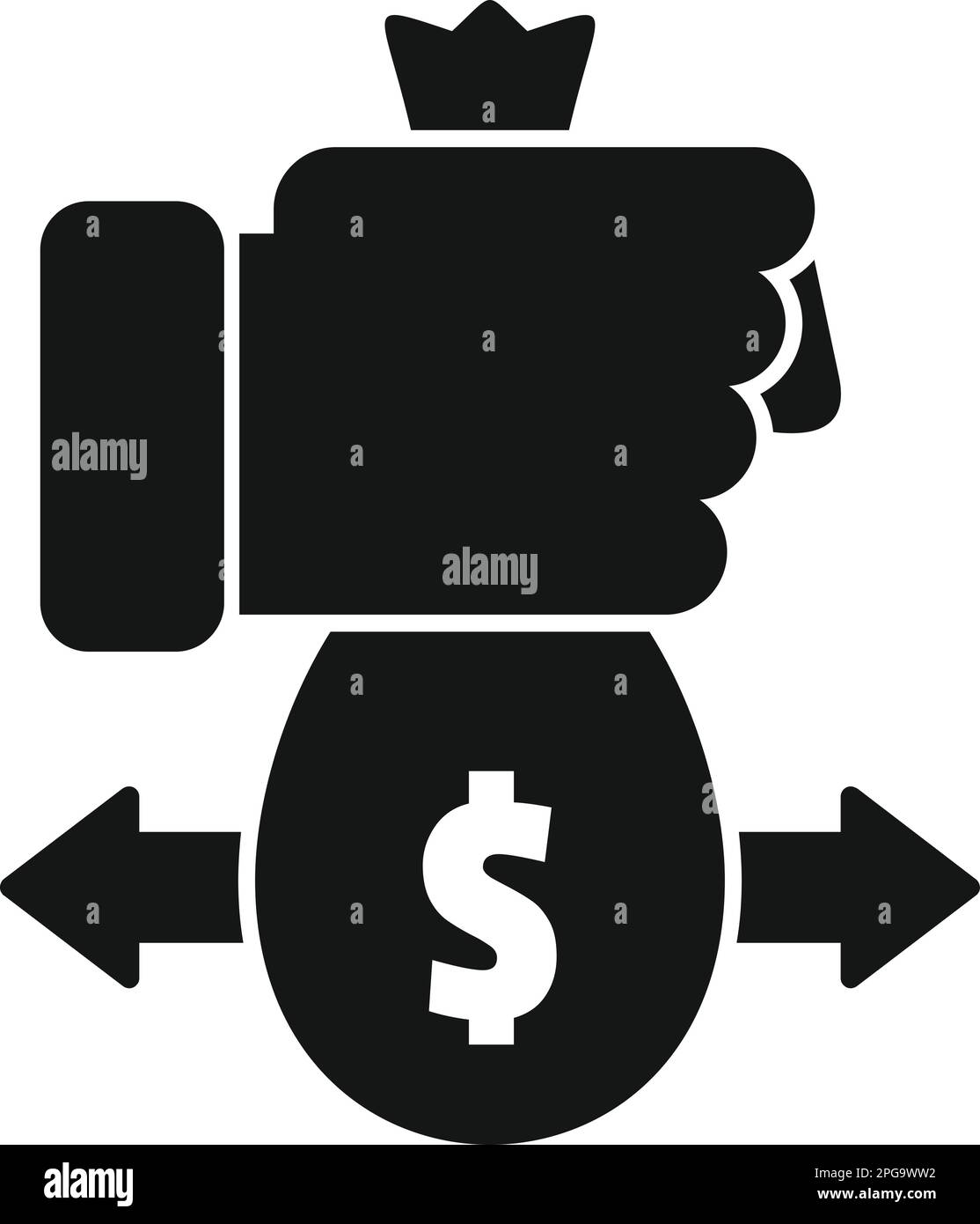 Money bag finance icon simple vector. Travel injury. Policy risk Stock ...