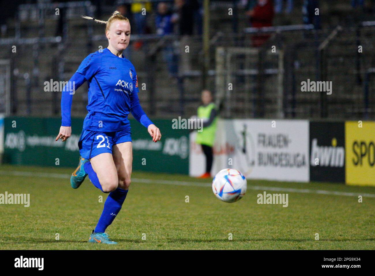 Potsdam, Germany, 21 March, 2023. Anna Gerhardt from 1. FFC Turbine ...