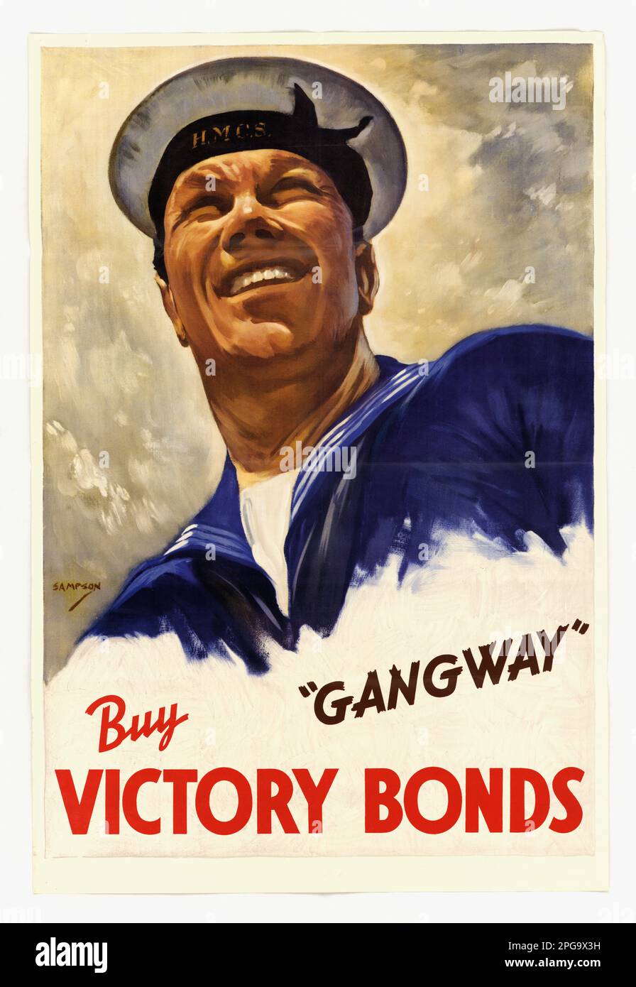 Buy Victory Bonds. Artist: Sampson. 1942 - 1945. Office for Emergency Management. Office of War ...
