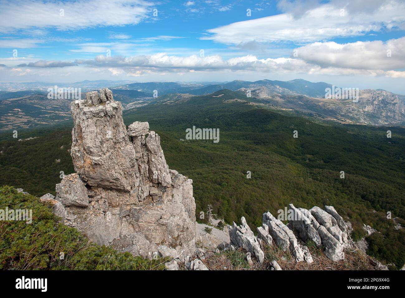 serra di crispo, monte pollino, parco nazionale del pollino, basilicata ...