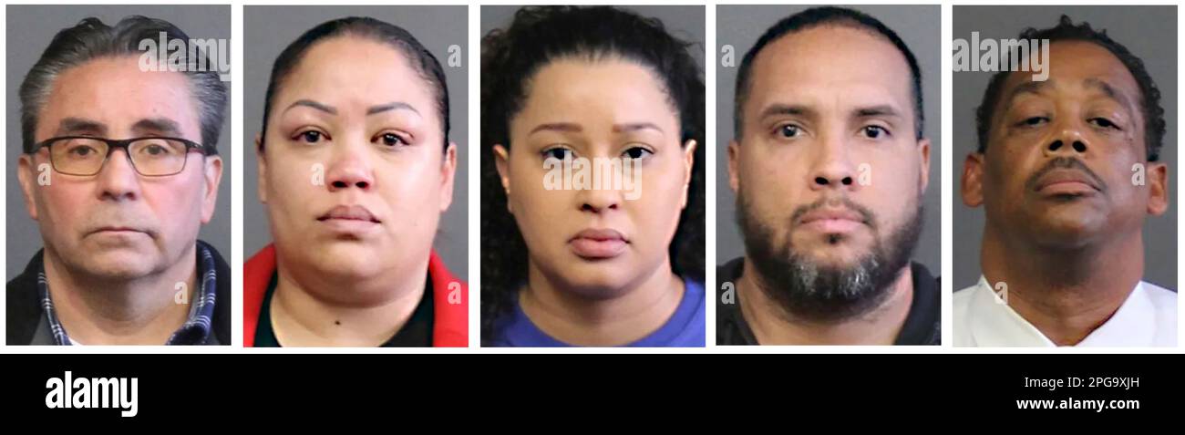 This combo of photos provided by the Connecticut State Police, shows ...