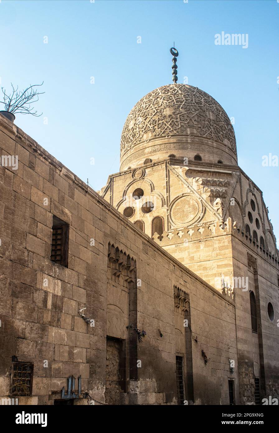 A mosque at the city of the dead. The City of the Dead, or Cairo ...
