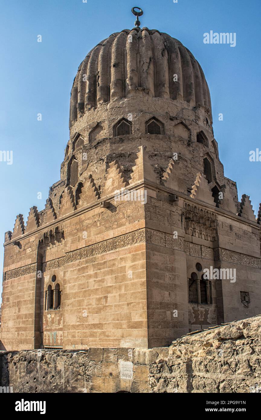 A mosque at the city of the dead. The City of the Dead, or Cairo ...