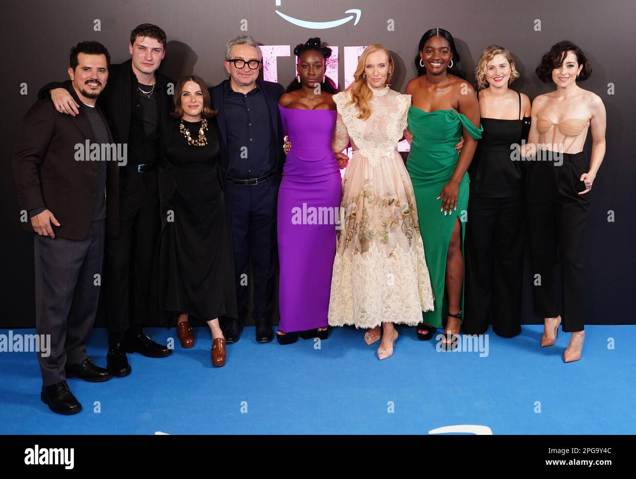 (left to right) John Leguizamo, Sam Buchanan, Juliette Cohen, Eddie ...