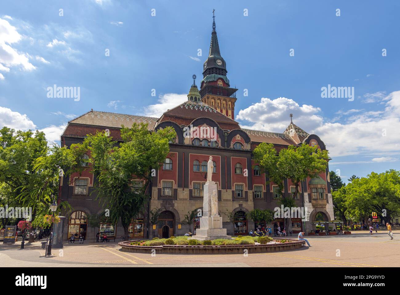 Subotica, Serbia - August 01, 2022: Historic Building City Hall and ...