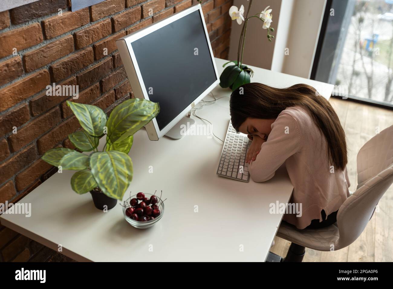 Children Education. Bored student tired of learning doing homework ...