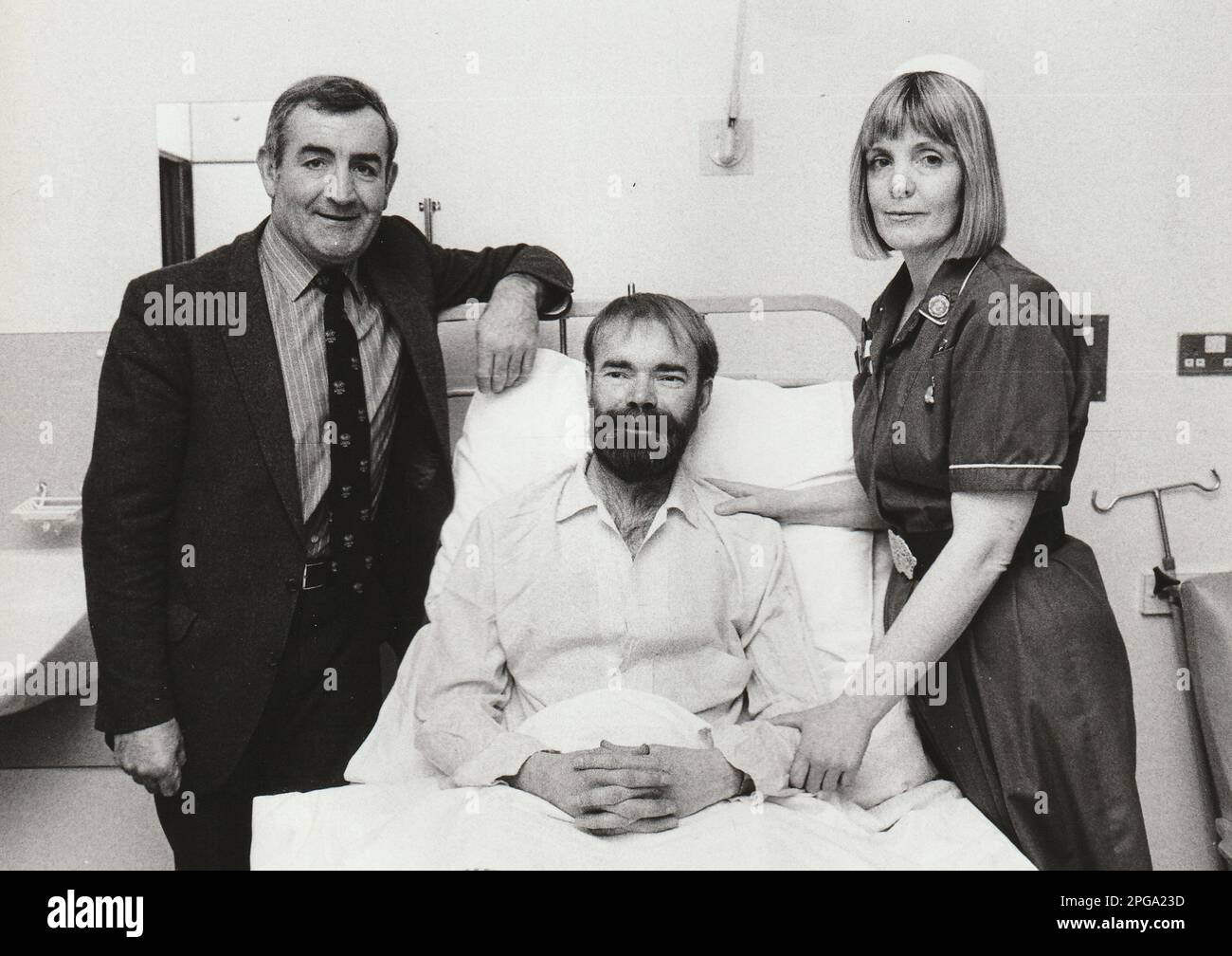 STARS OF BBC'S HOSPITAL WATCH AT QUEEN ALEXANDRA HOSPITAL, PORTSMOUTH ...