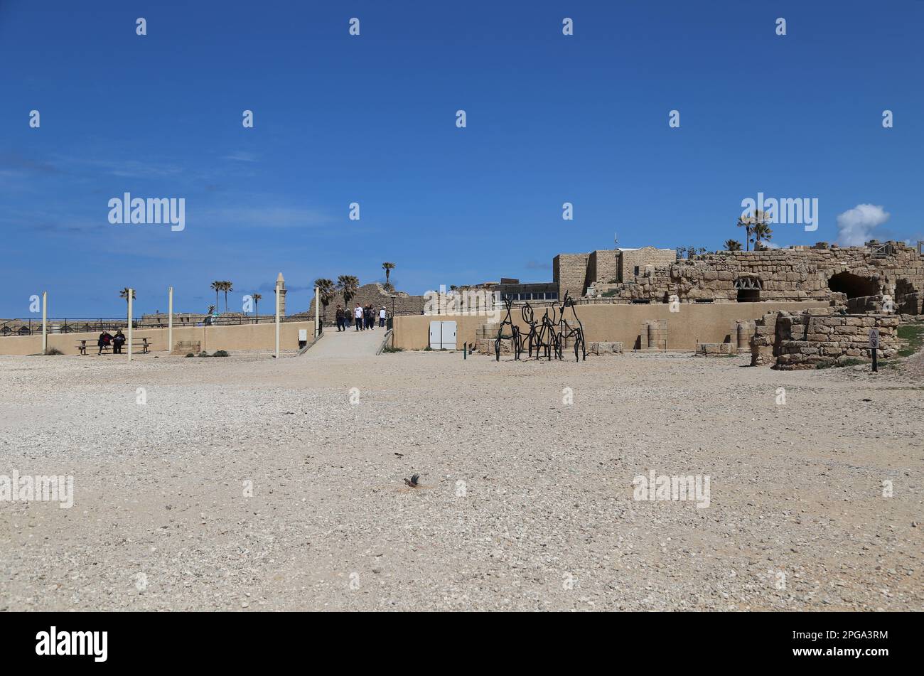 A stylized sculpture of a chariot with horses at the hippodrome in ...