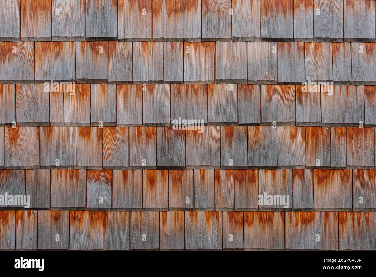 Сlose up of red roof texture. Roof background in new red tiles. Spanish ...