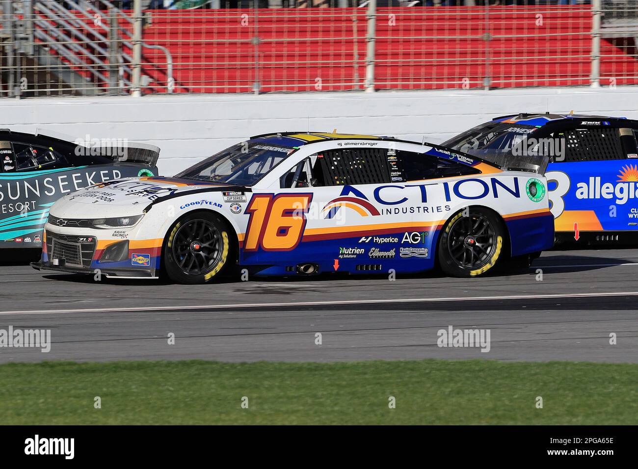 HAMPTON, GA - MARCH 19: AJ Allmendinger (#16 Kaulig Racing Action ...