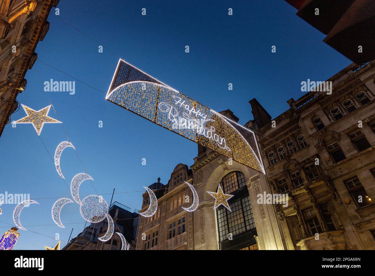 Ramadan lights in london hi-res stock photography and images - Alamy