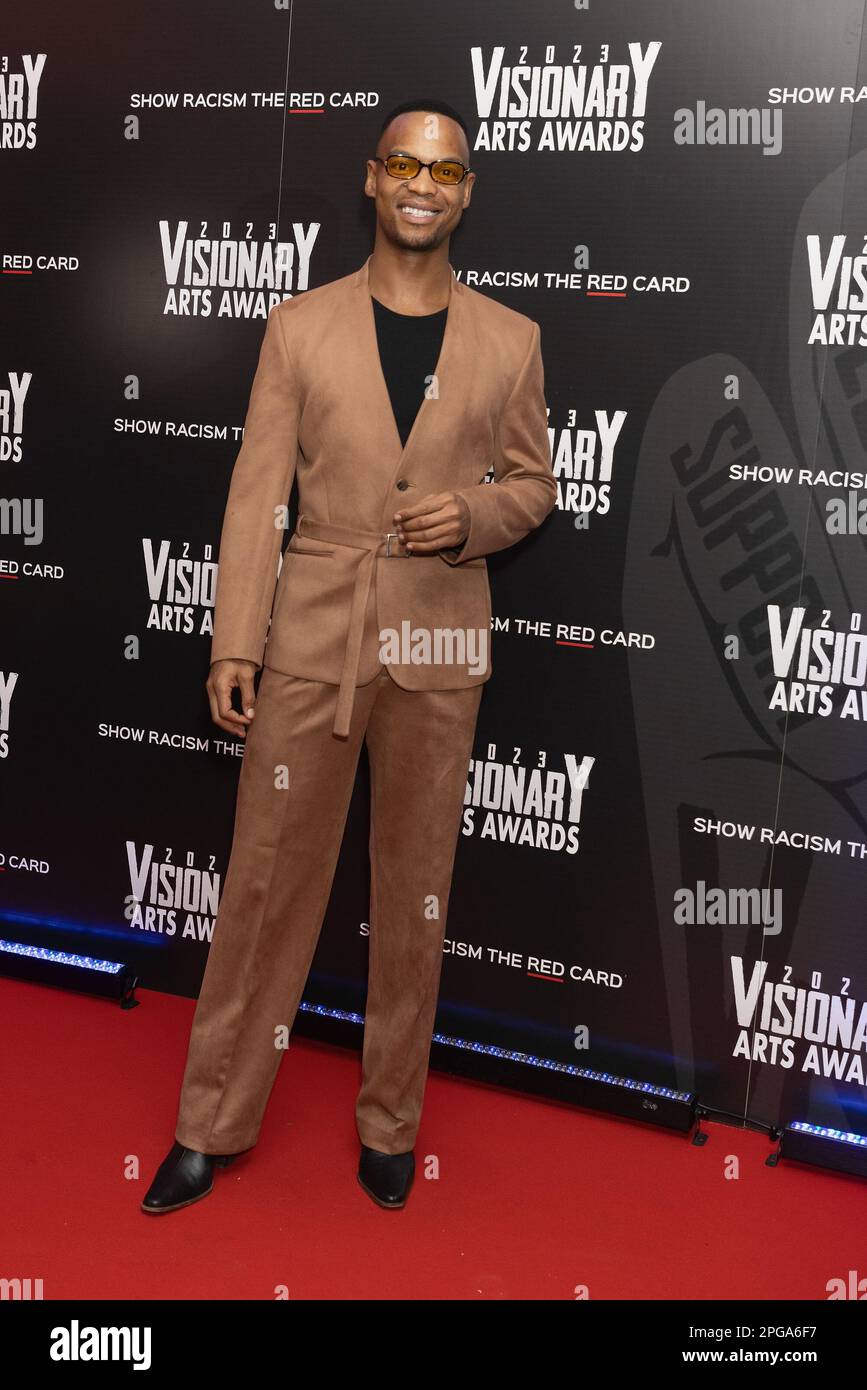 Johannes Radebe attends the Visionary Arts Awards media call at the Ham ...