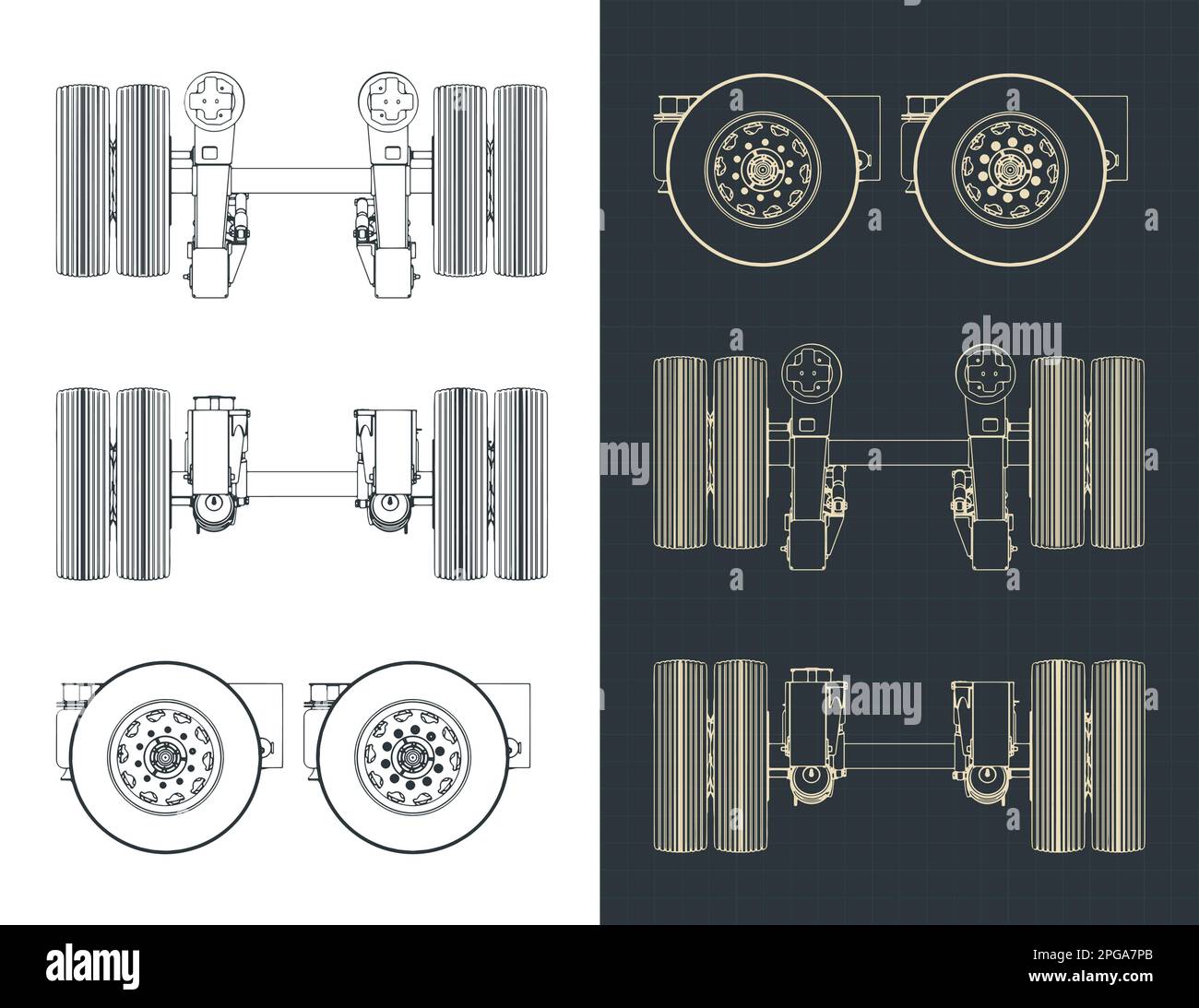 Wheel axles Stock Vector Images - Alamy