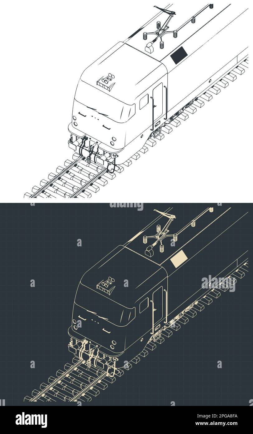 Locomotive with freight Stock Vector Images - Alamy