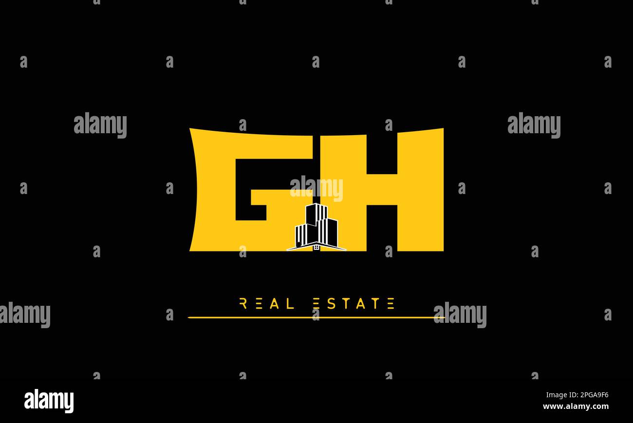Gh real estate logo hi-res stock photography and images - Alamy